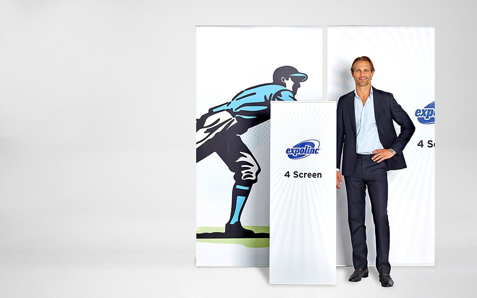 Expolinc 4 Screen Classic mit Wunschmotiv | Digitaldruck-Fabrik.at